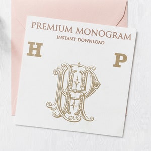 HP PH V.2 Wedding Duogram, Wedding Monogram | Wedding Logo | Invitation ...