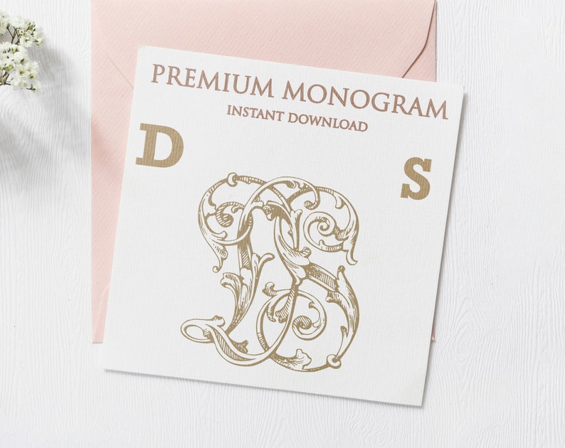 DS SD Wedding Duogram Wedding Monogram Wedding Logo | Etsy