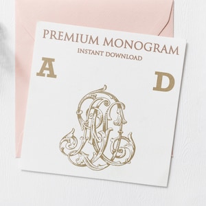 AD DA Wedding Duogram, Wedding Monogram | Wedding Logo | Invitation ...