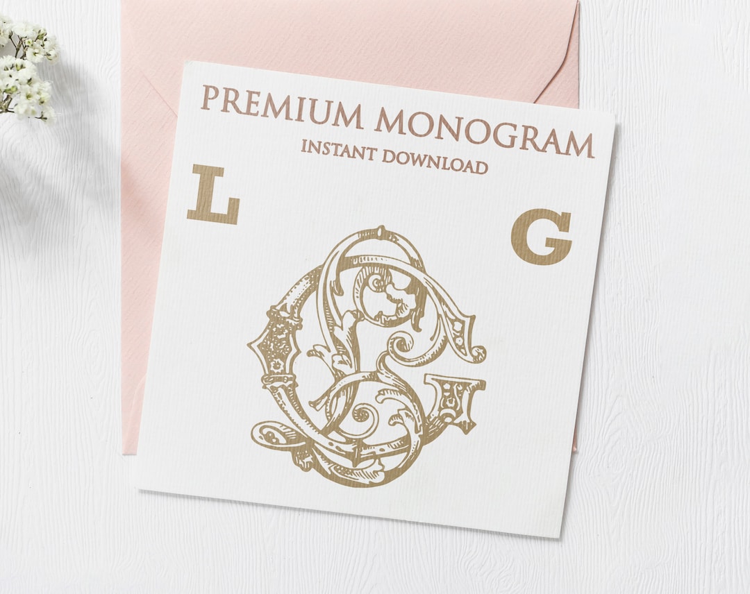LG GL Wedding Duogram, Wedding Monogram | Wedding Logo | Invitation ...