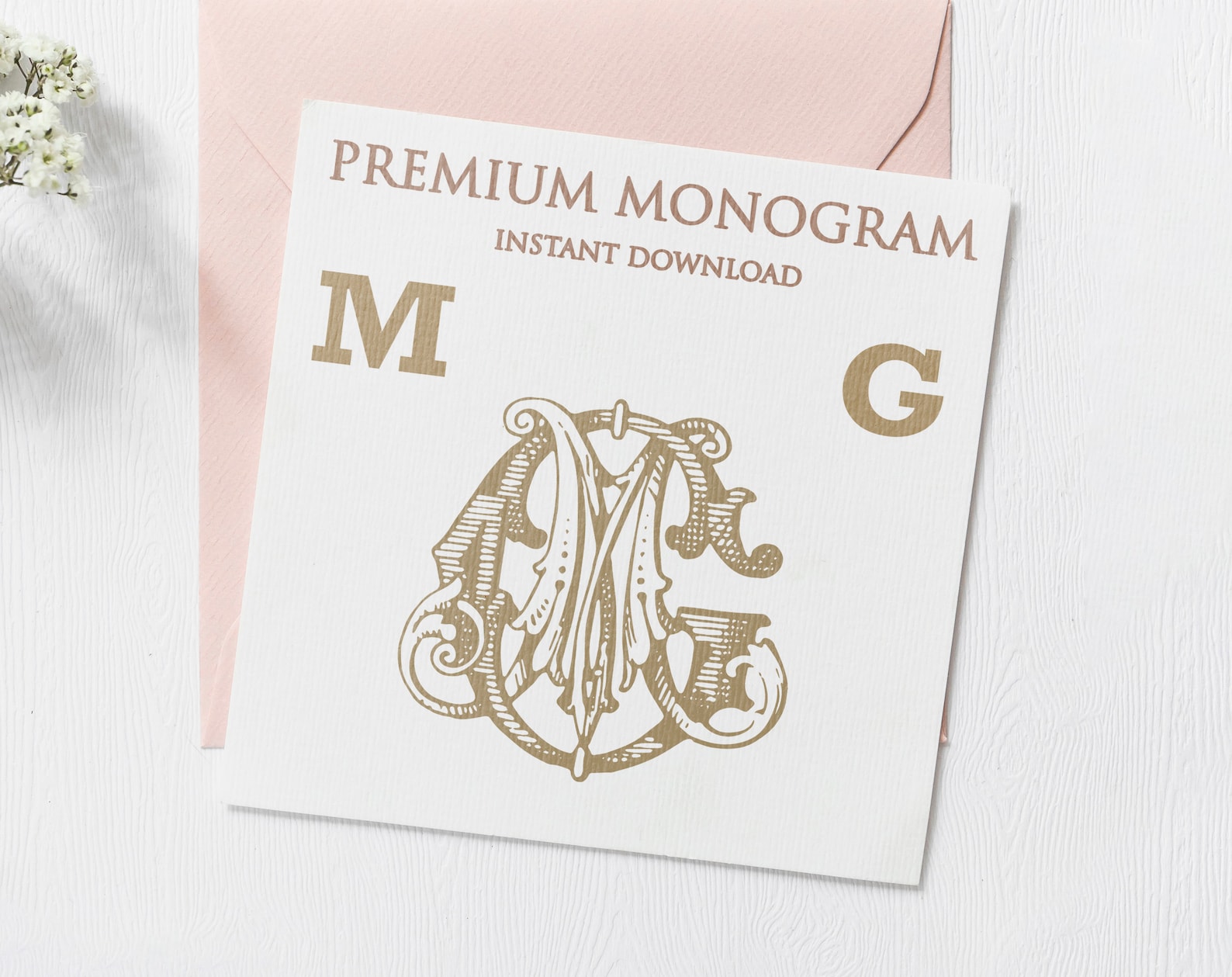 MG GM Wedding Duogram Wedding Monogram Wedding Logo - Etsy