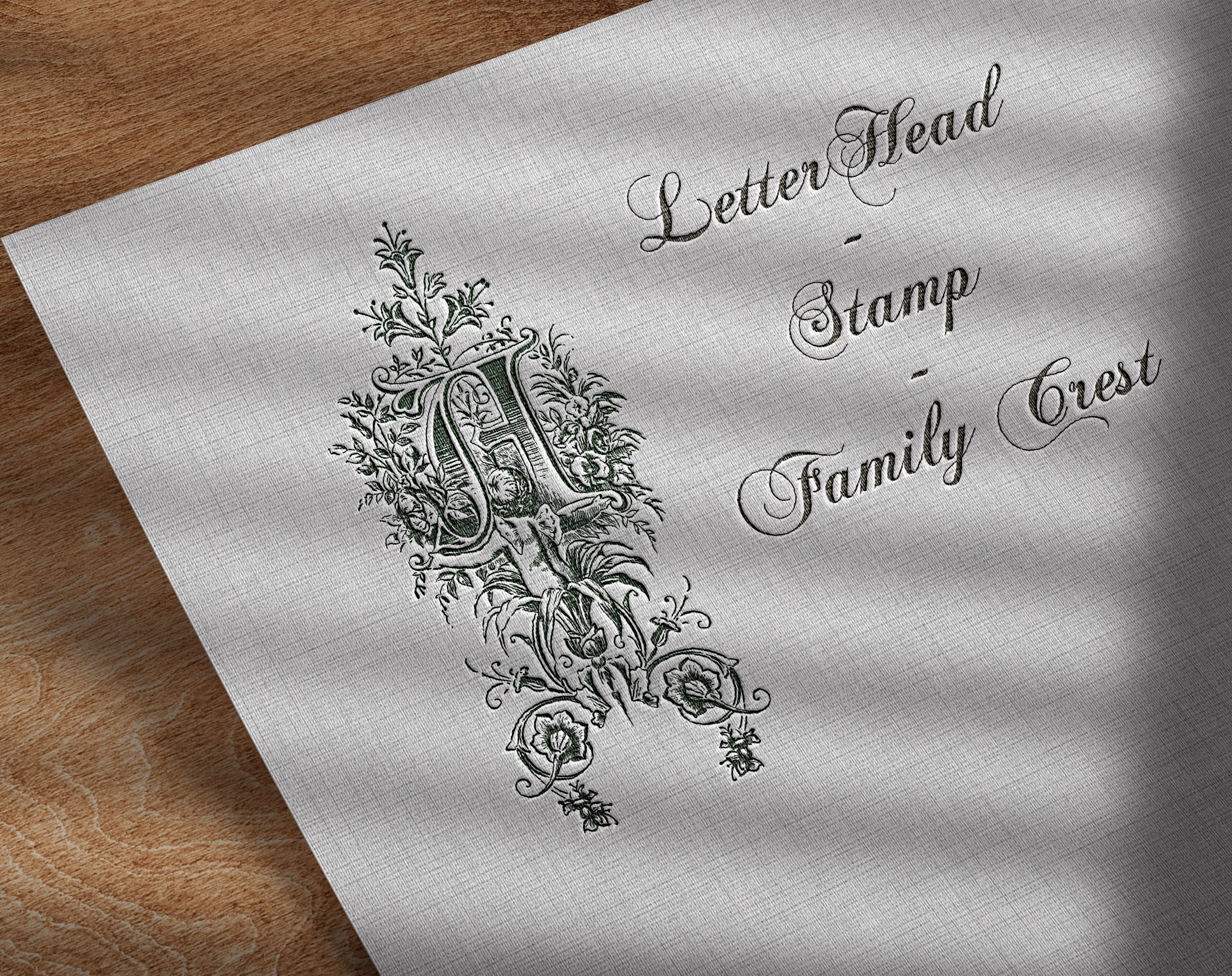 Victorian Era Monogram Single Letter A Vintage One Letter | Etsy