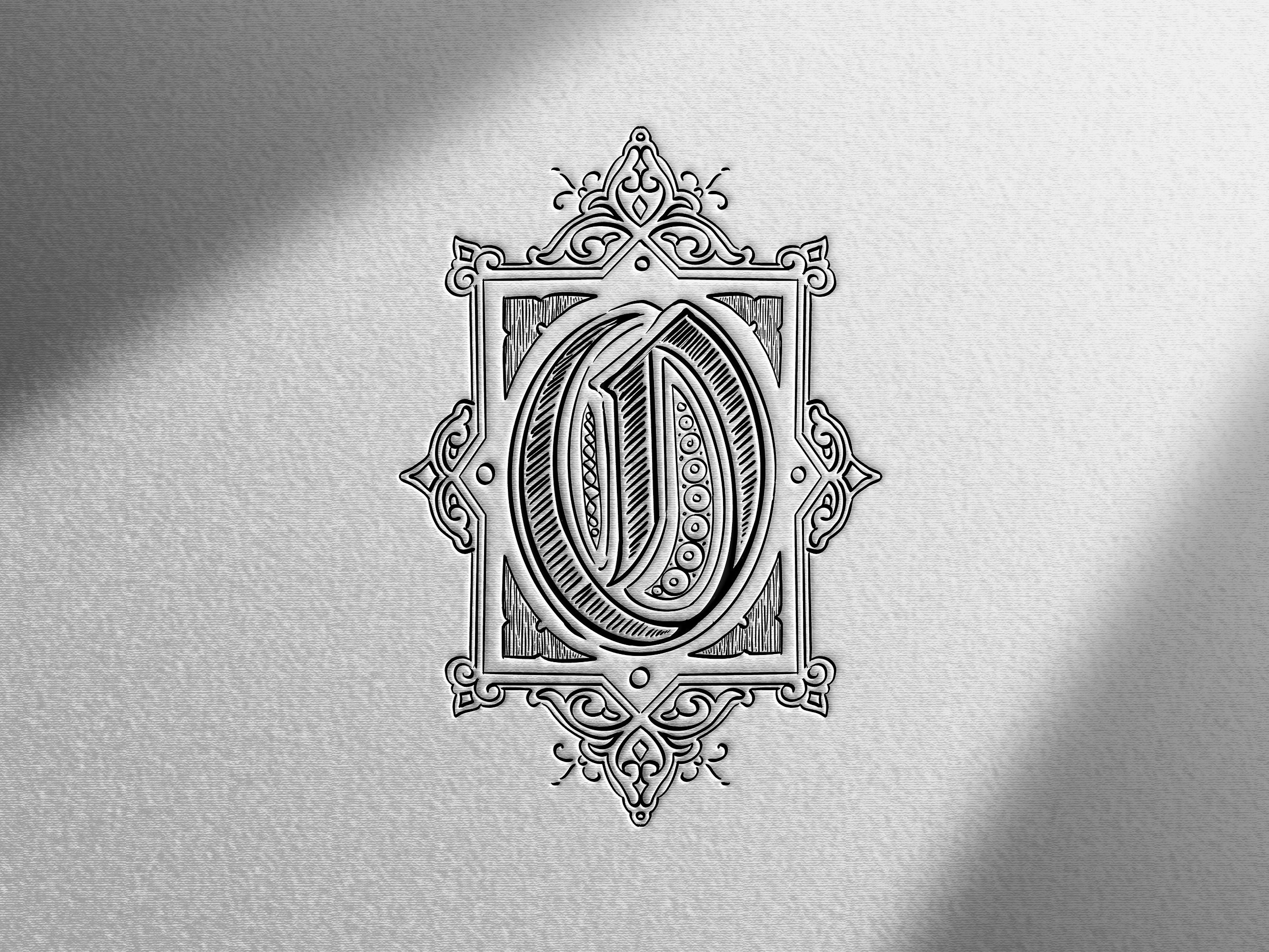 Victorian Era Monogram Single Letter O Vintage One Letter - Etsy