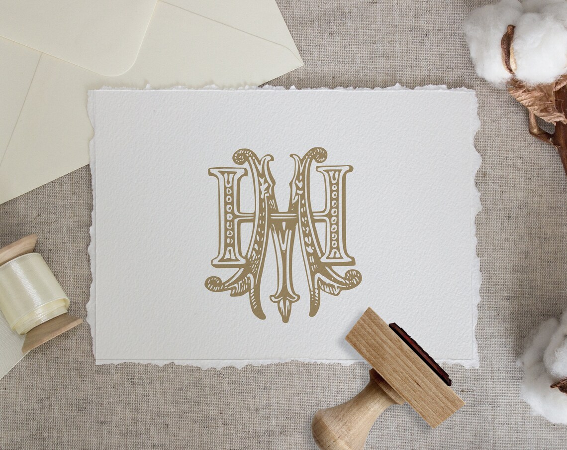 HM MH Wedding Duogram, Wedding Monogram | Wedding Logo | Invitation ...