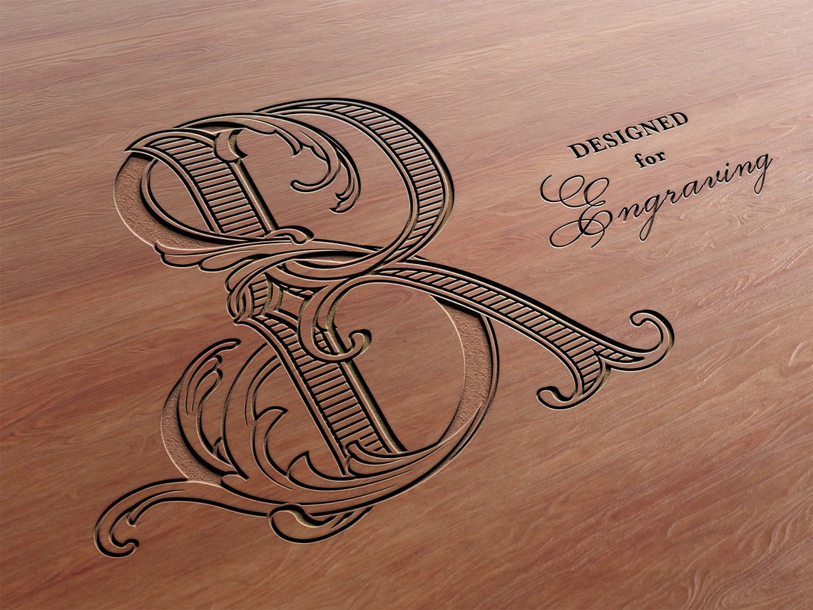 2 Letter Monogram With Letters SR Digital Download Wedding - Etsy