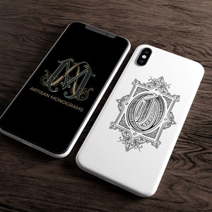 Victorian Era Monogram - Single Letter O, Vintage One Letter Monogram ...