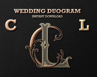Wedding Logo Wedding Monogram Digital Download KM MK - Etsy