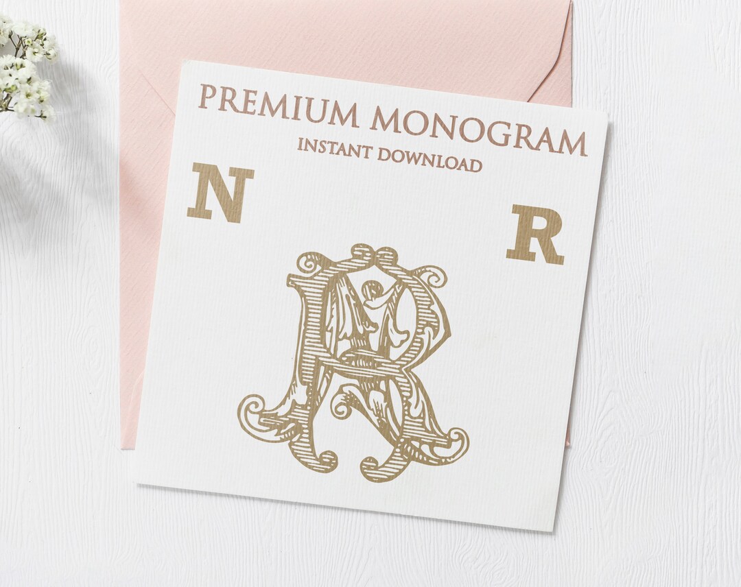 NR RN V.2 Wedding Duogram, Wedding Monogram | Wedding Logo | Invitation ...