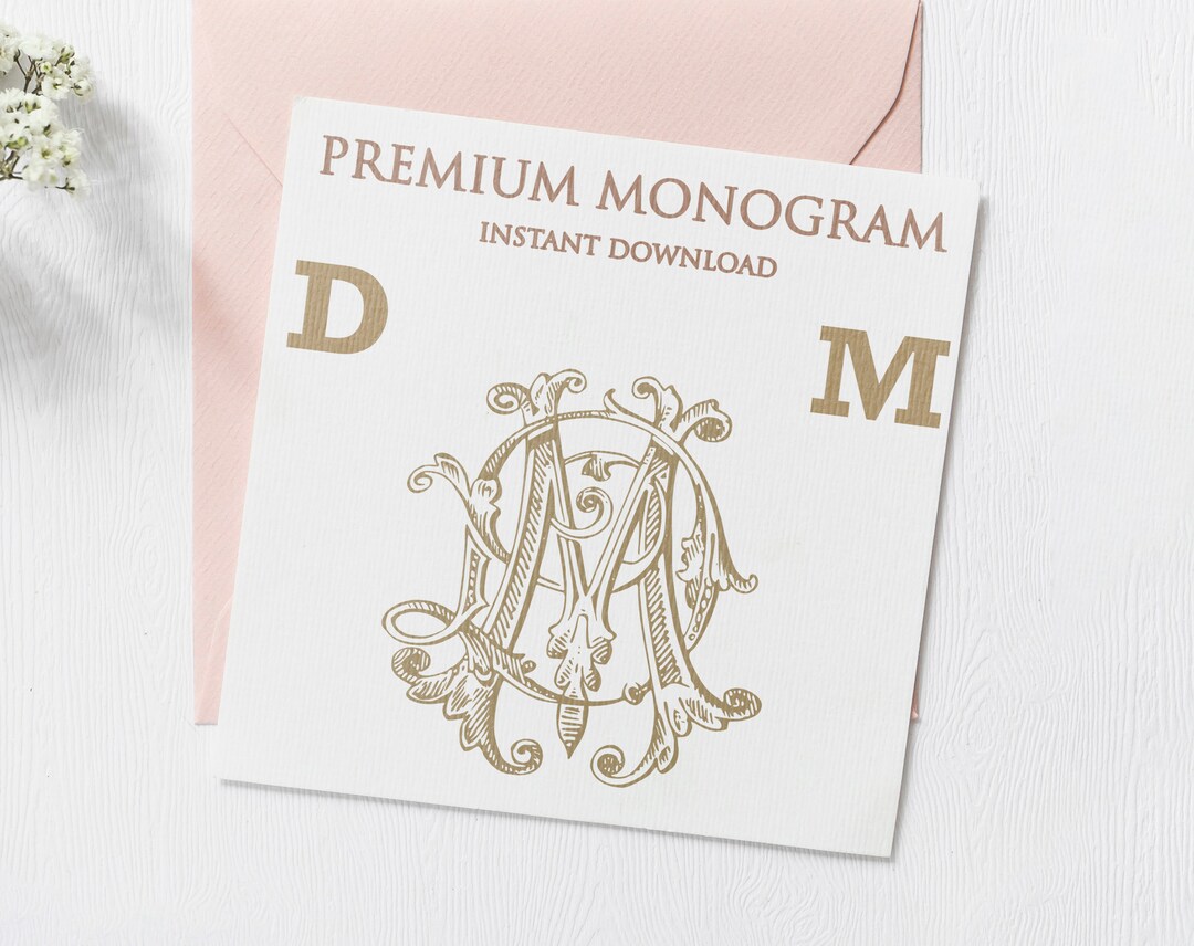 DM MD (V2) Wedding Duogram, Wedding Monogram | Wedding Logo ...