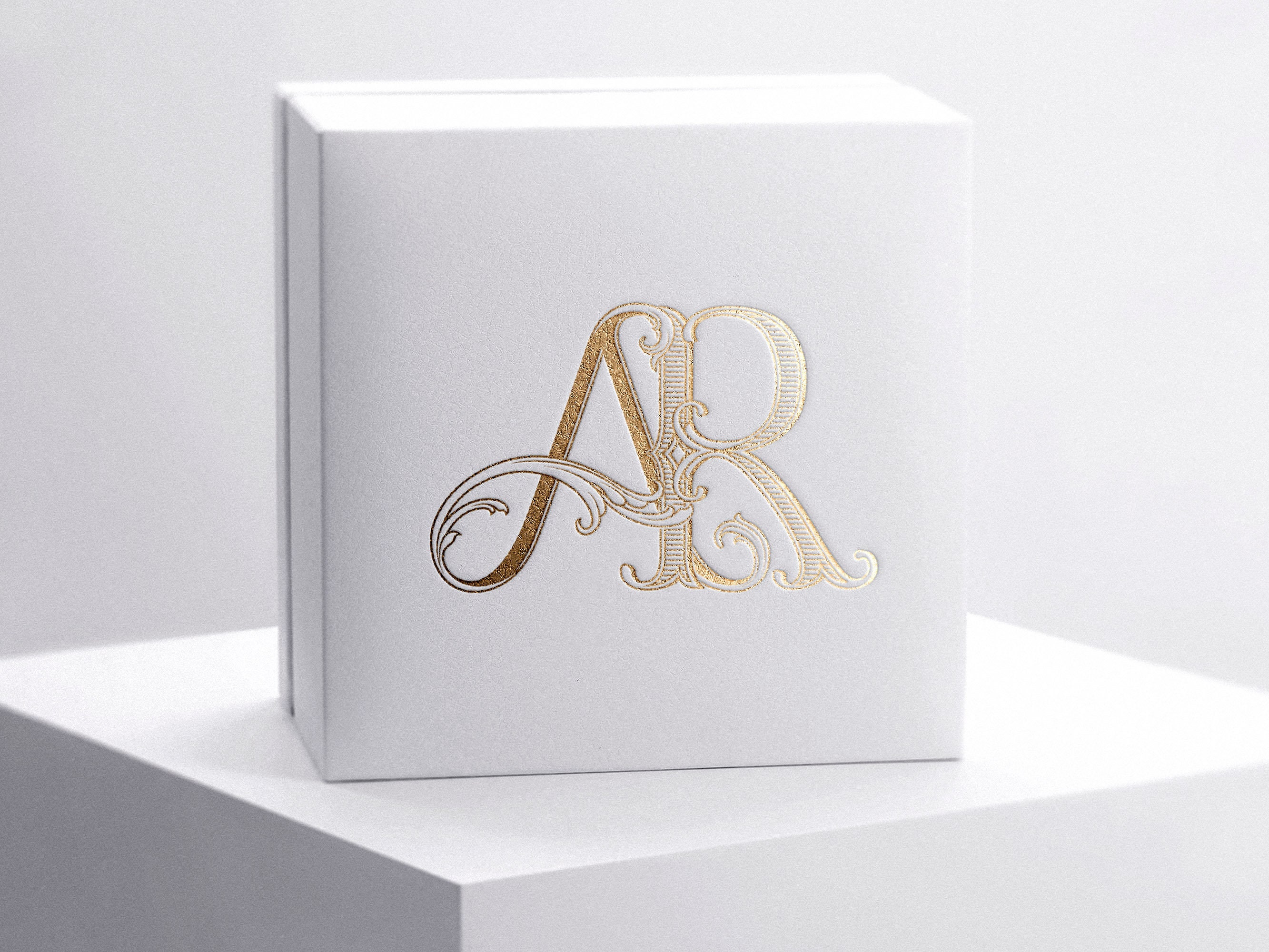 AR RA Wedding Monogram 2 Letter Monogram Digital Monogram | Etsy
