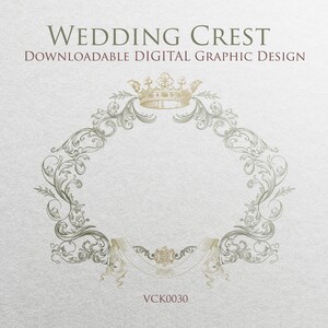 Victorian Style Wedding Crest | A Ready-to-download Scalable Vector ...