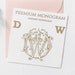 DW, WD, Wedding Duogram, Wedding Monogram | Wedding Logo | Invitation ...