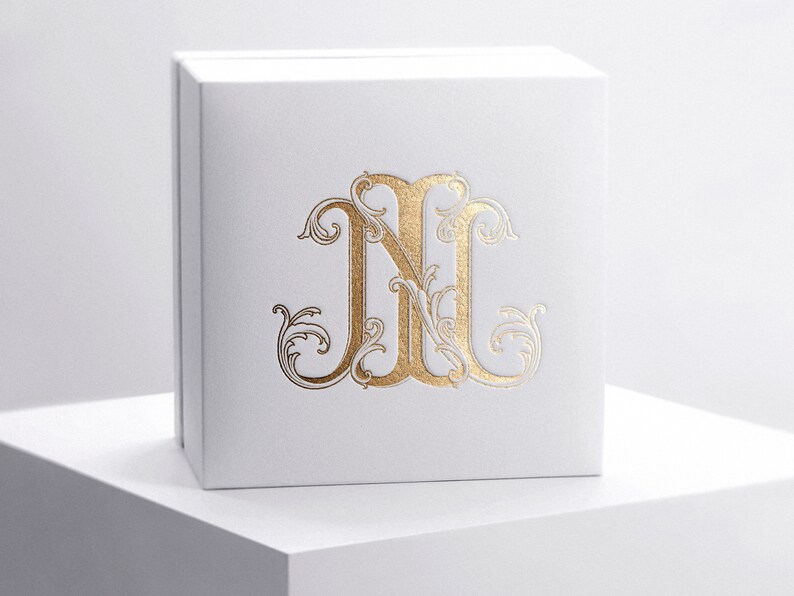 2 Letter Monogram With Letters IN Digital Download Wedding - Etsy