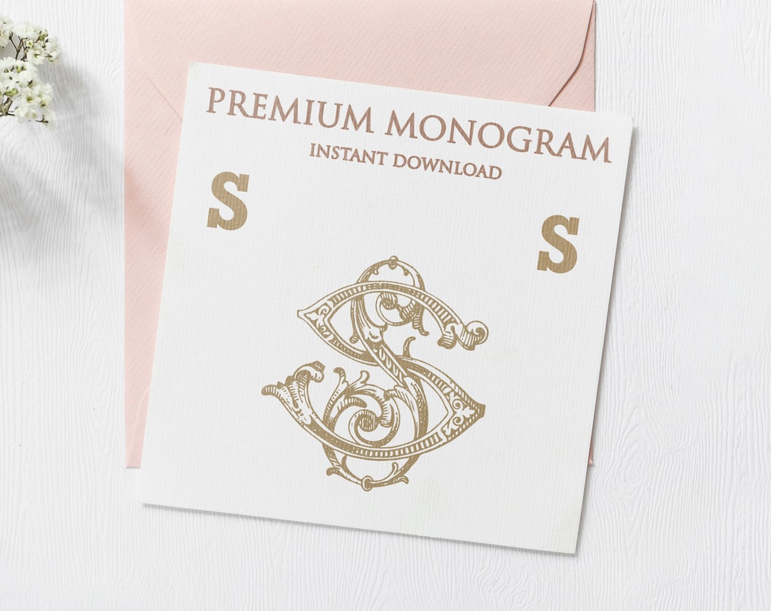 SS SS Wedding Duogram, Wedding Monogram | Wedding Logo | Invitation ...