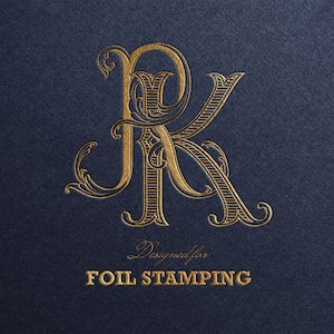 2-letter Monogram (RK) | Digital Download Only - Wedding Monogram SVG ...