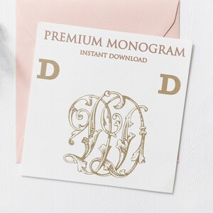 DD DD Wedding Duogram, Wedding Monogram | Wedding Logo | Invitation ...