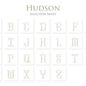 2-letter Monogram | A Wedding Monogram Assembled-to-order From Pre ...