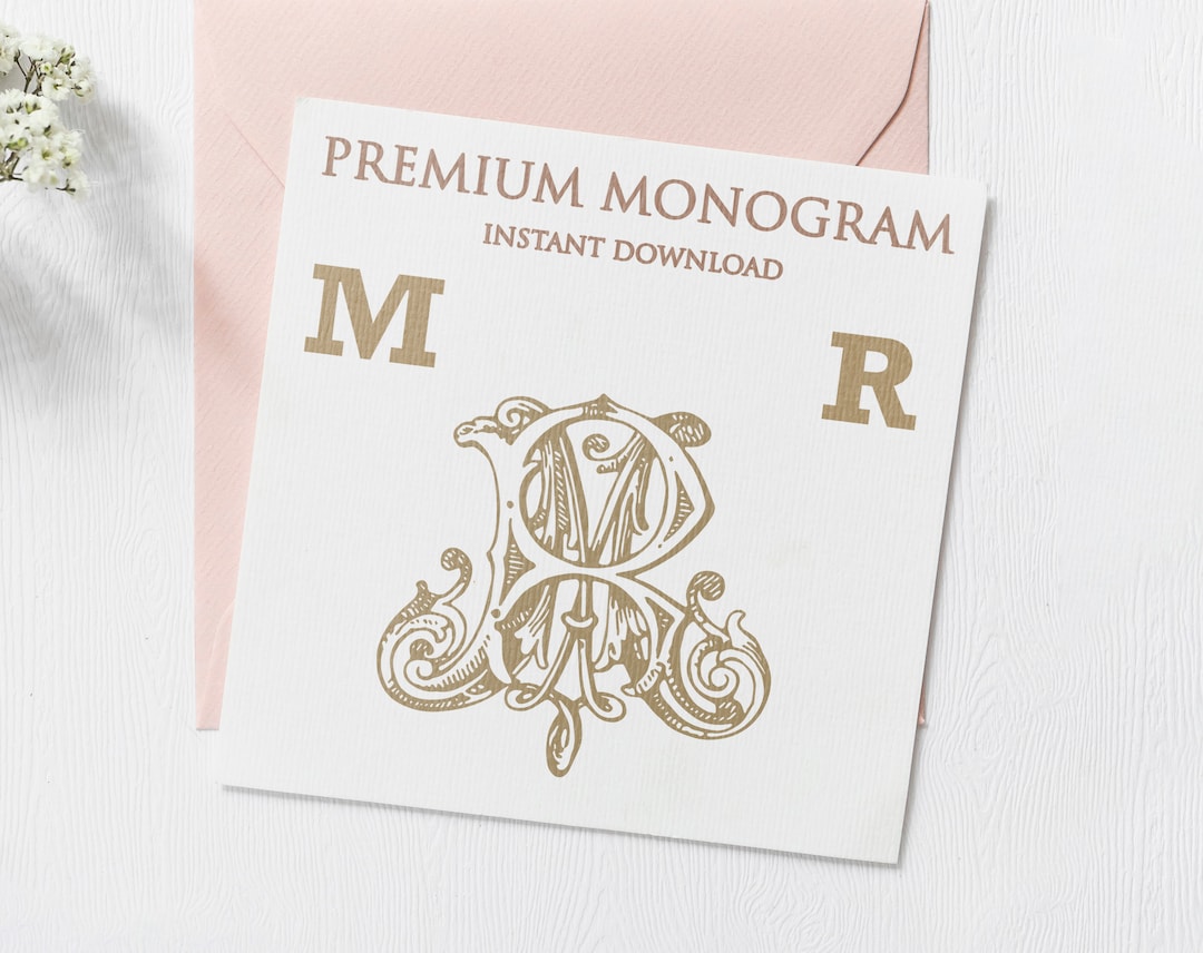 MR RM Wedding Duogram, Wedding Monogram | Wedding Logo | Invitation ...