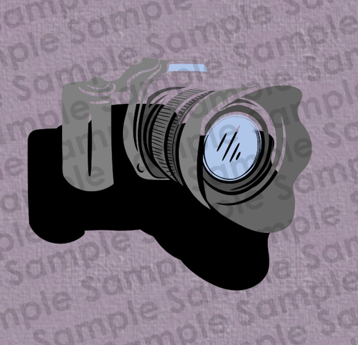 SVG, Png, DXF Easy Layered File. Camera Canon Clipart Office ...