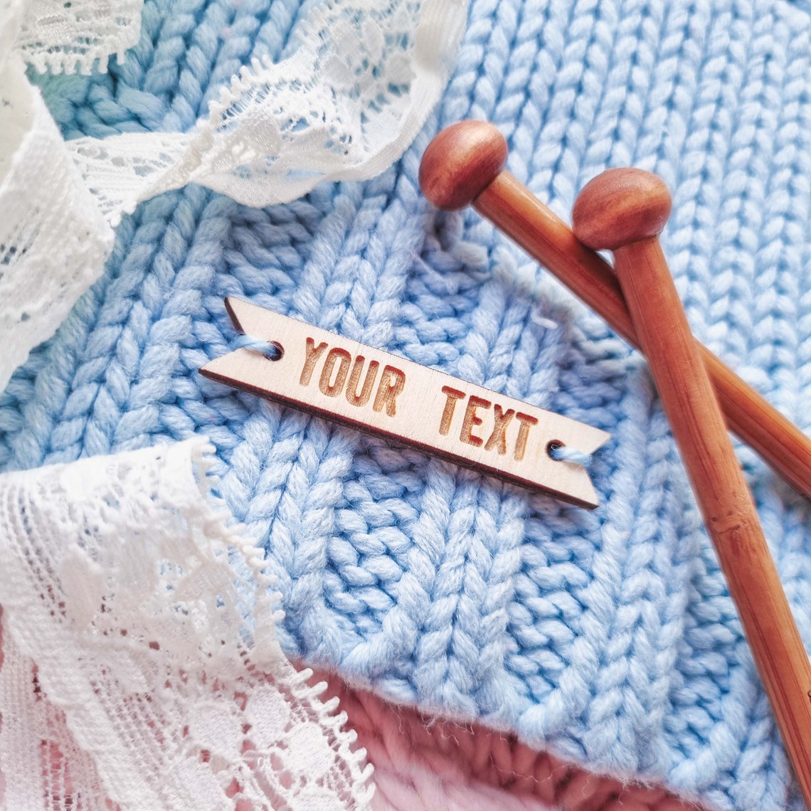 Wooden longitudinal labels with custom text plywood | Etsy