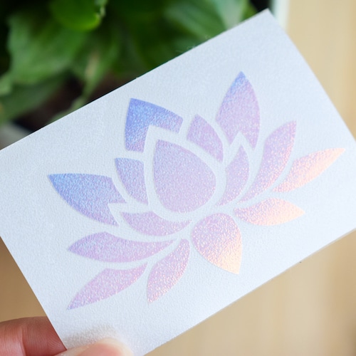 Lotus Flower Vinyl Decal Sticker - Etsy
