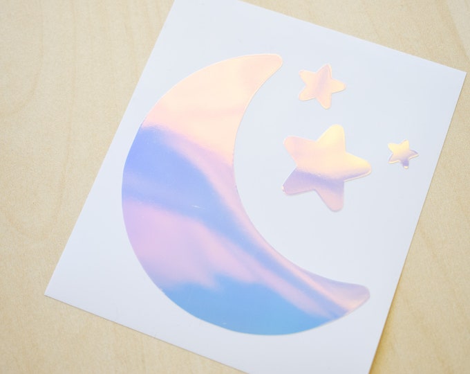 Moon Watchers Sticker, Moon Sticker Car, Moon Sticker Packs, Witchy ...