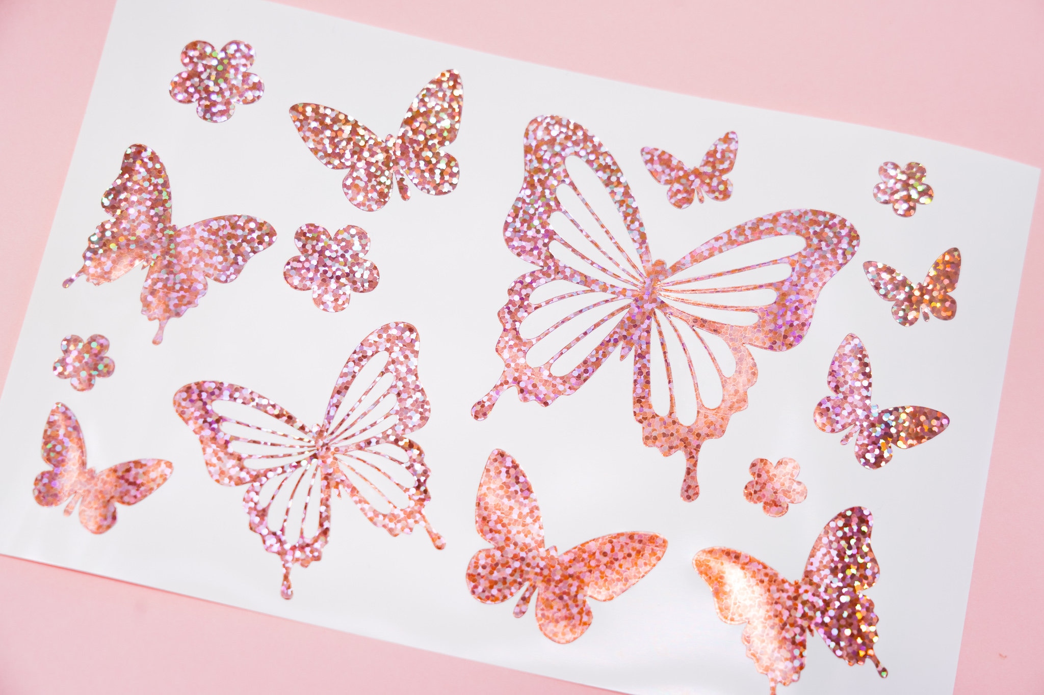 Holographic Butterflies Decal Sheet Cute Decal Sheet for - Etsy