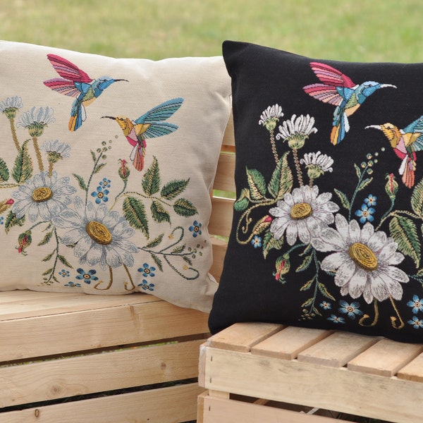 Hummingbird Pillow - Etsy