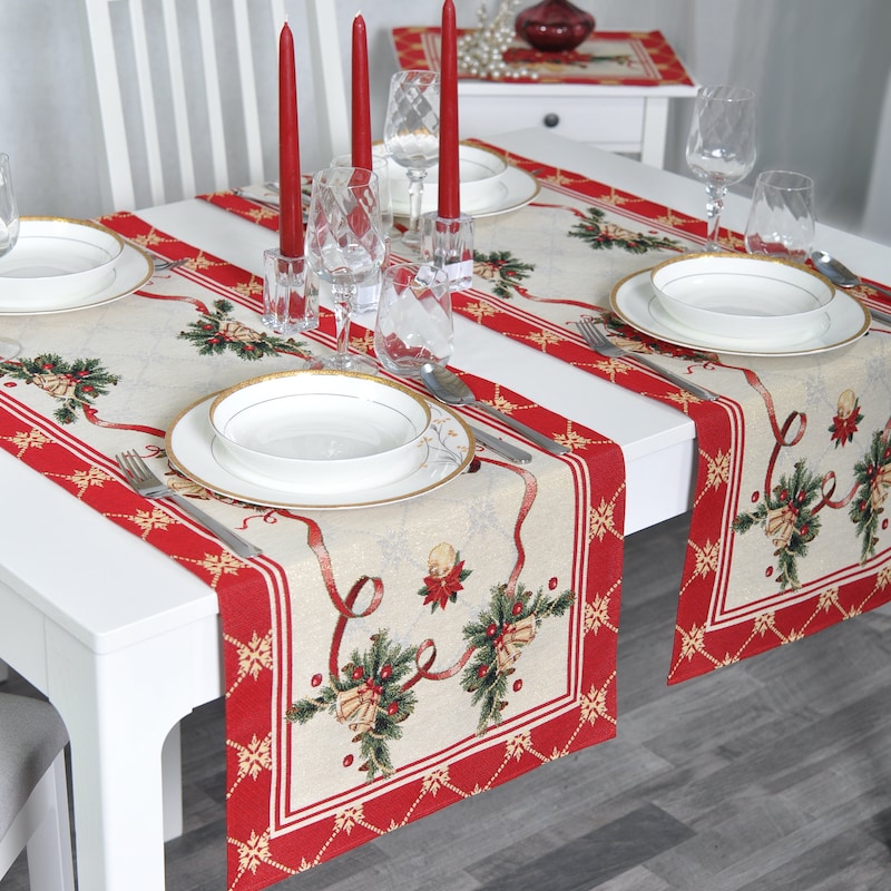 Holiday Table Runner - Etsy