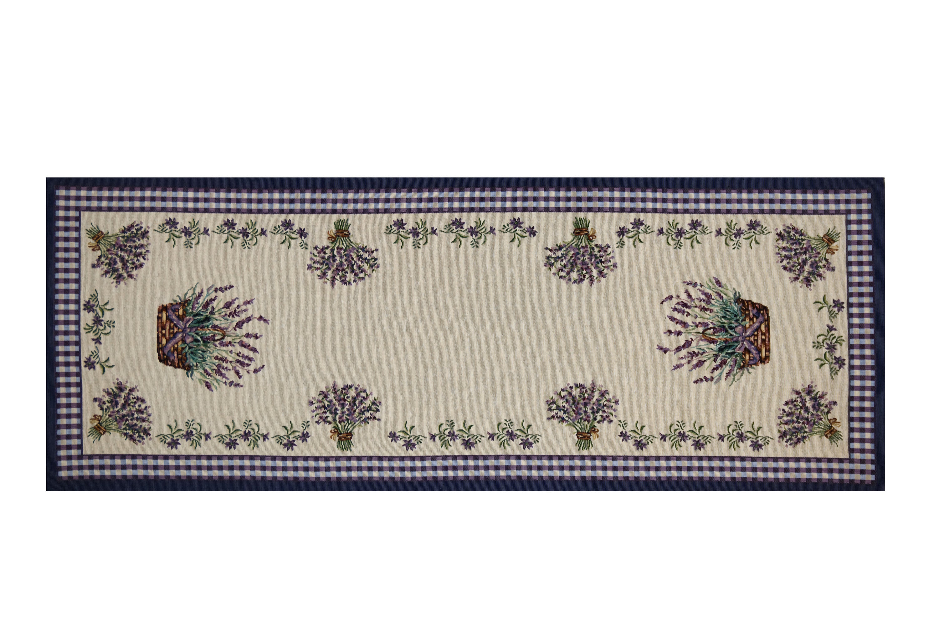 Tapestry Table Runner With Lavender in a Pot. Jacquard Table - Etsy