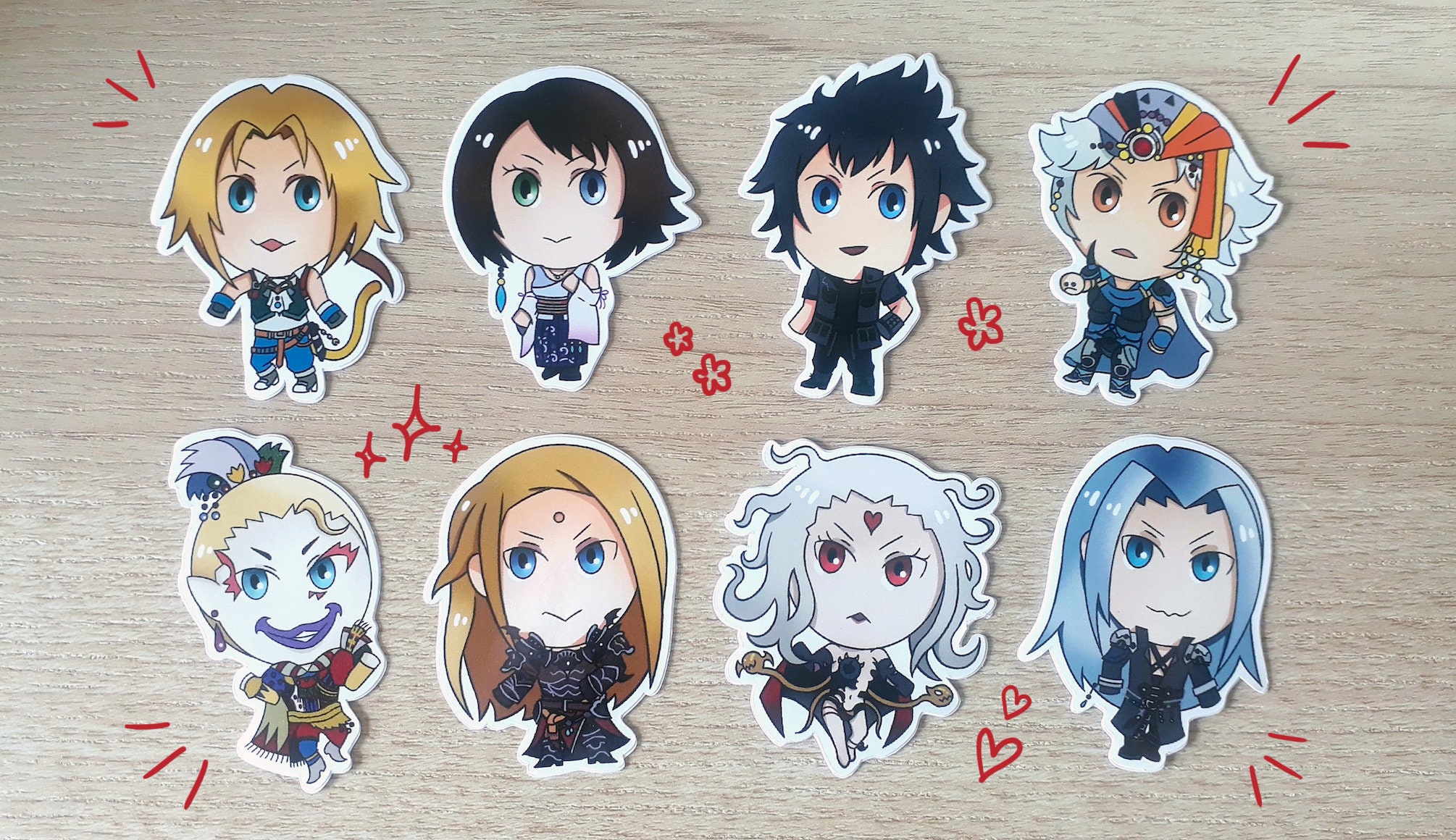 Final Fantasy VII DFFNT Stickers - Etsy