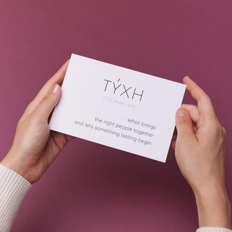 Greek Wedding Table Cards - 7 Greek Definition Cards to Place Alongside ...