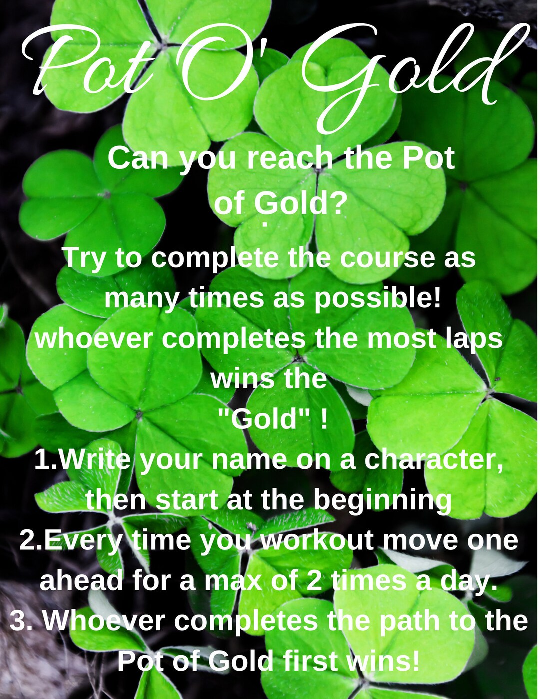 Pot O' Gold March Incentive Program - Etsy