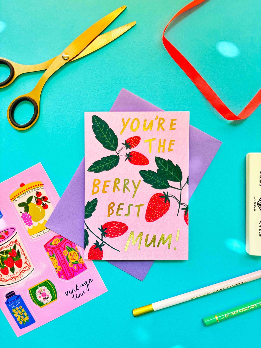 Youre the Berry Best Mum, Mothers Day Card, Funny Mothers Day Card - Etsy