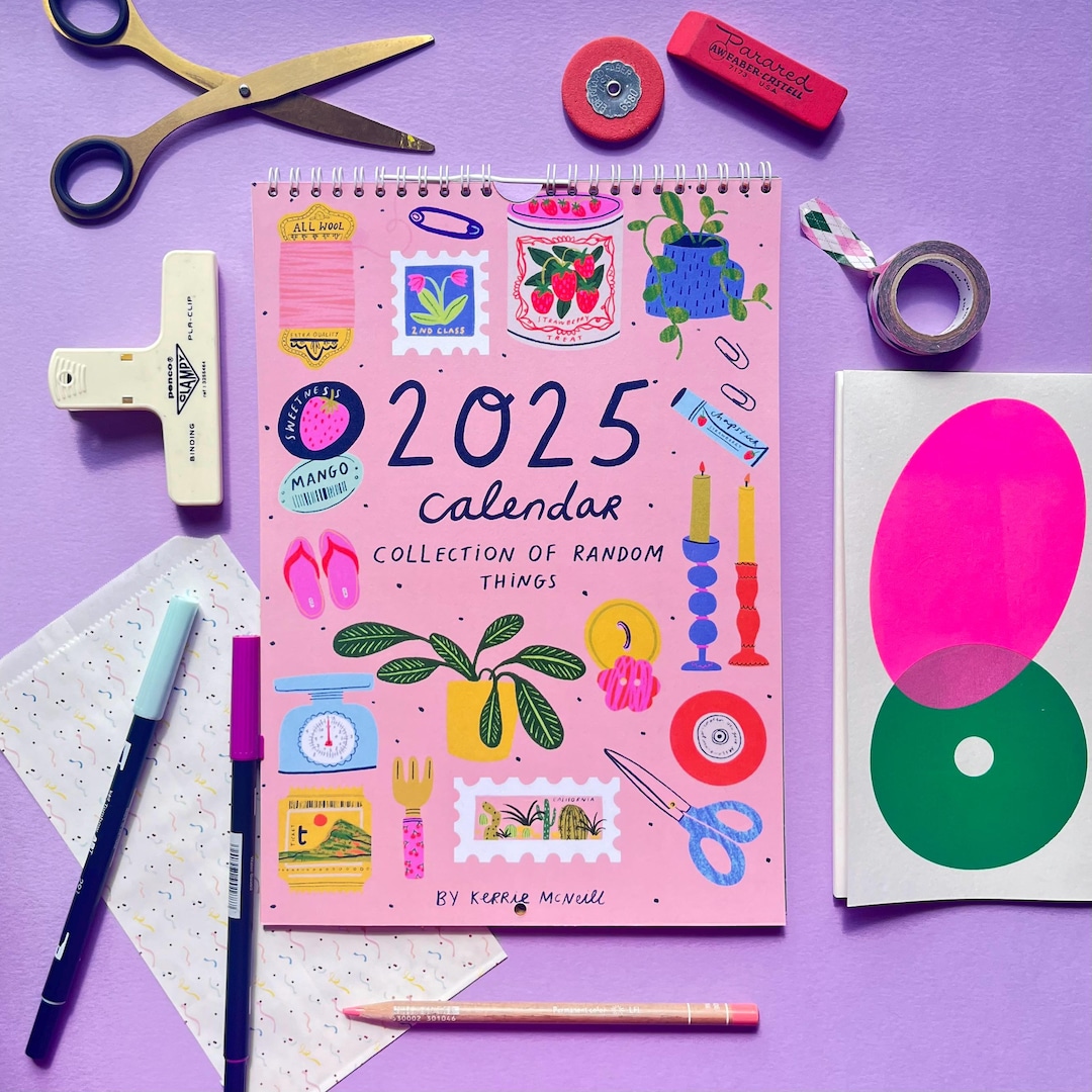 2025 Objects Wall Calendar Collection of Objects 2025 Calendar 2025 ...