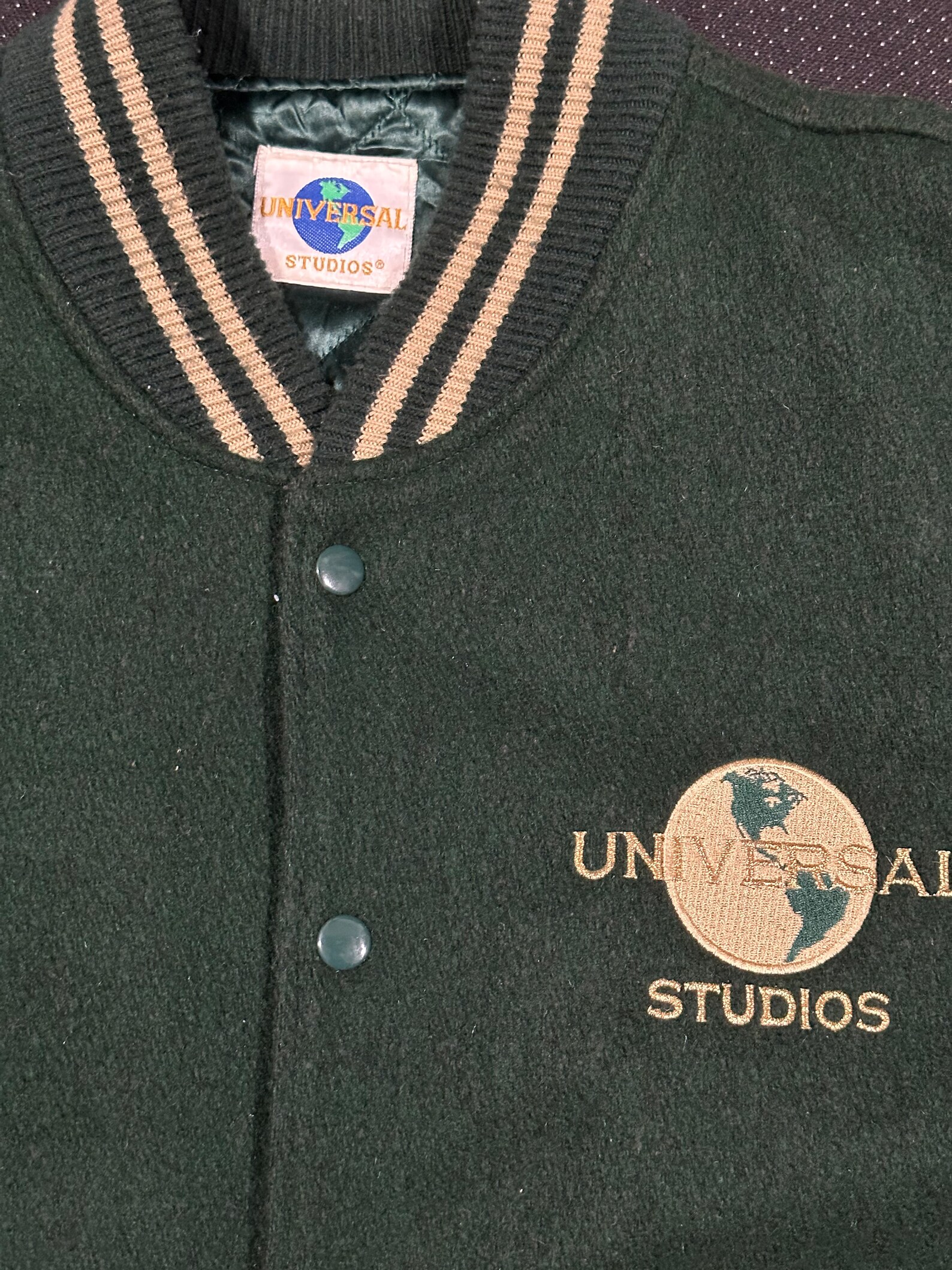 Vintage Universal Studio Baseball Varsity College Bomber Jacket XL - Etsy