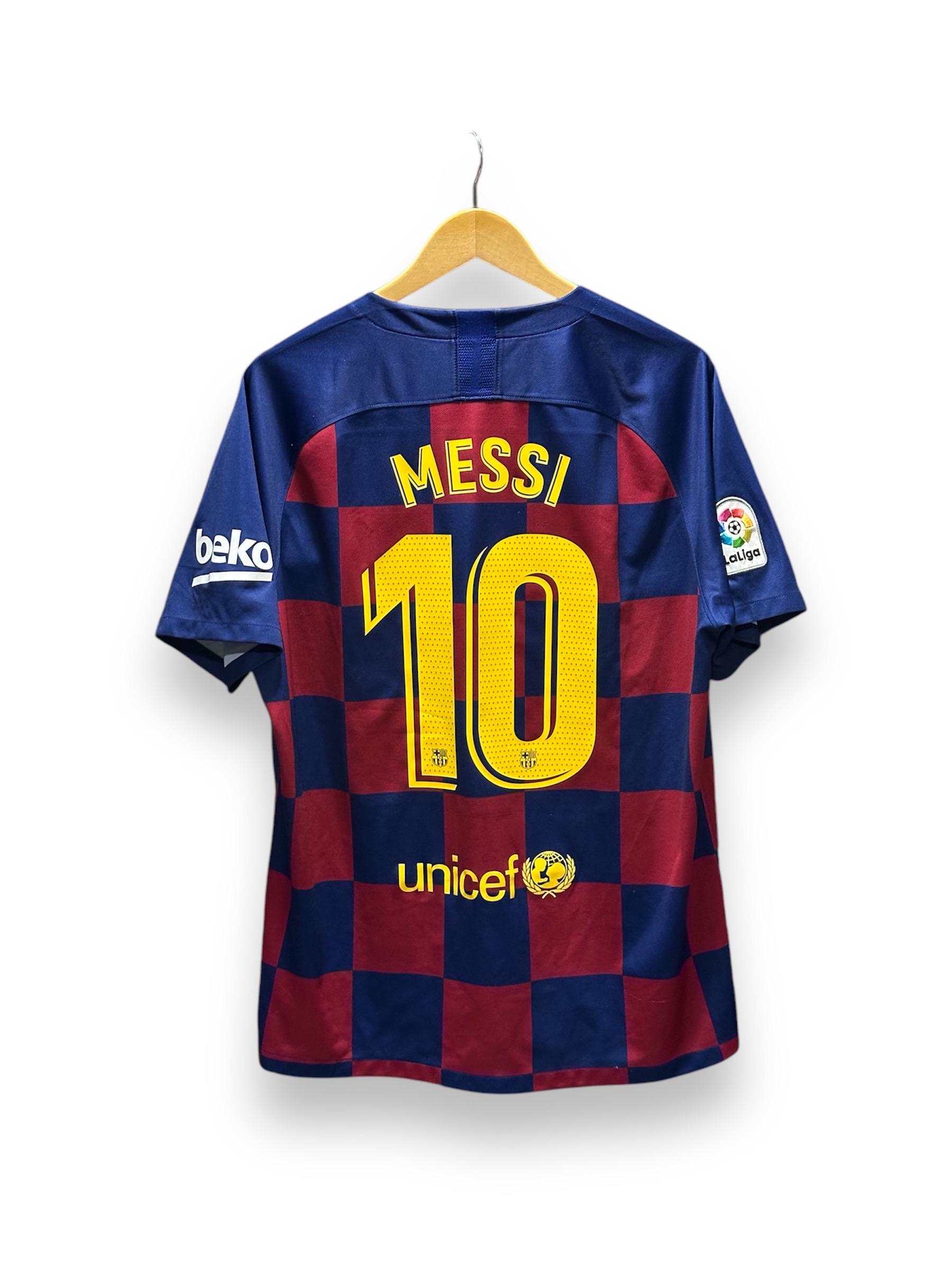 Authentic Nike FC Barcelona Jersey Number 10 Messi Football Shirt XL - Etsy