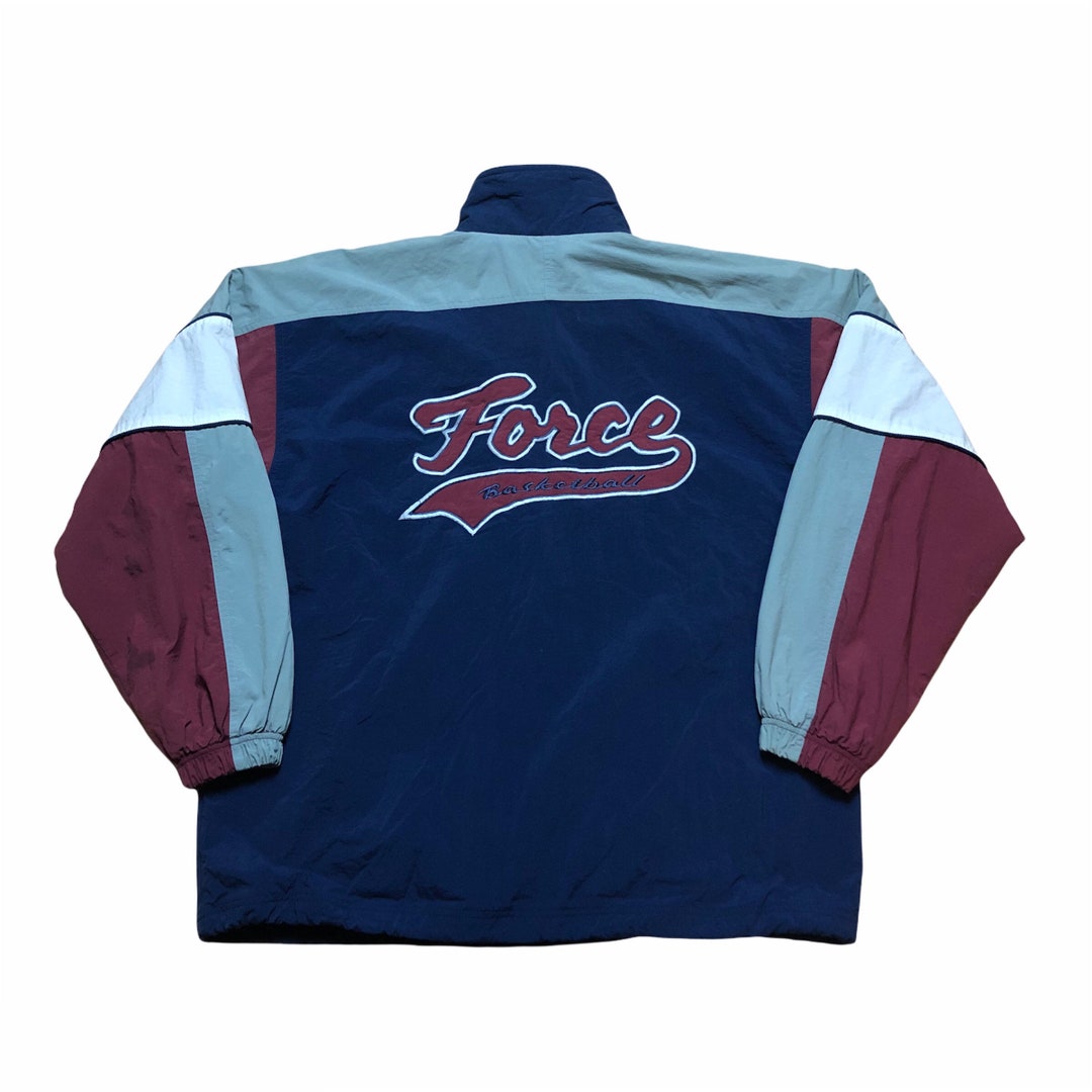Vintage 90s Nike Force Basketball Track Jacket - Etsy