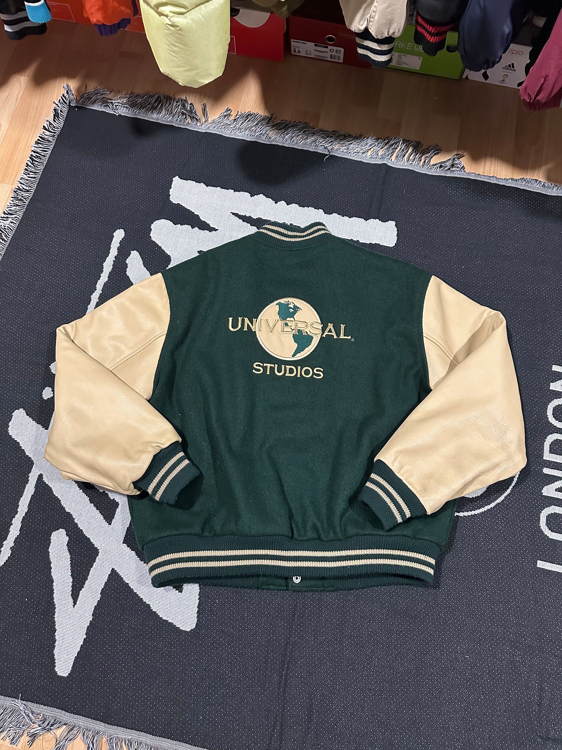 Vintage Universal Studio Baseball Varsity College Bomber Jacket XL - Etsy