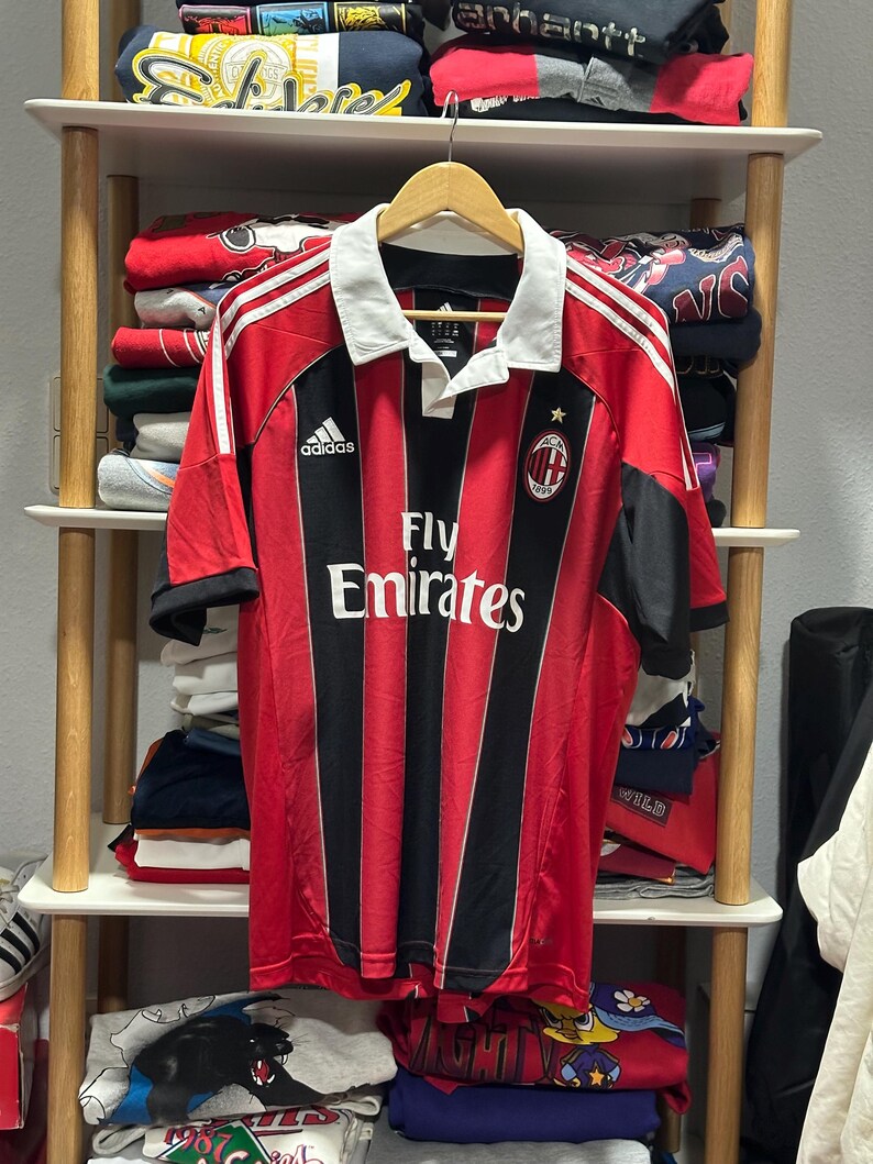 Authentic Adidas Ac Milan Football Shirt Soccer Jersey Size XL - Etsy