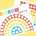 Multi-use Rainbow Color Matching and Sensory Worksheet - Etsy