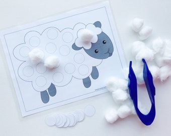 Build a Train Kids Printable Craft Instant Download Activity Page Cut ...