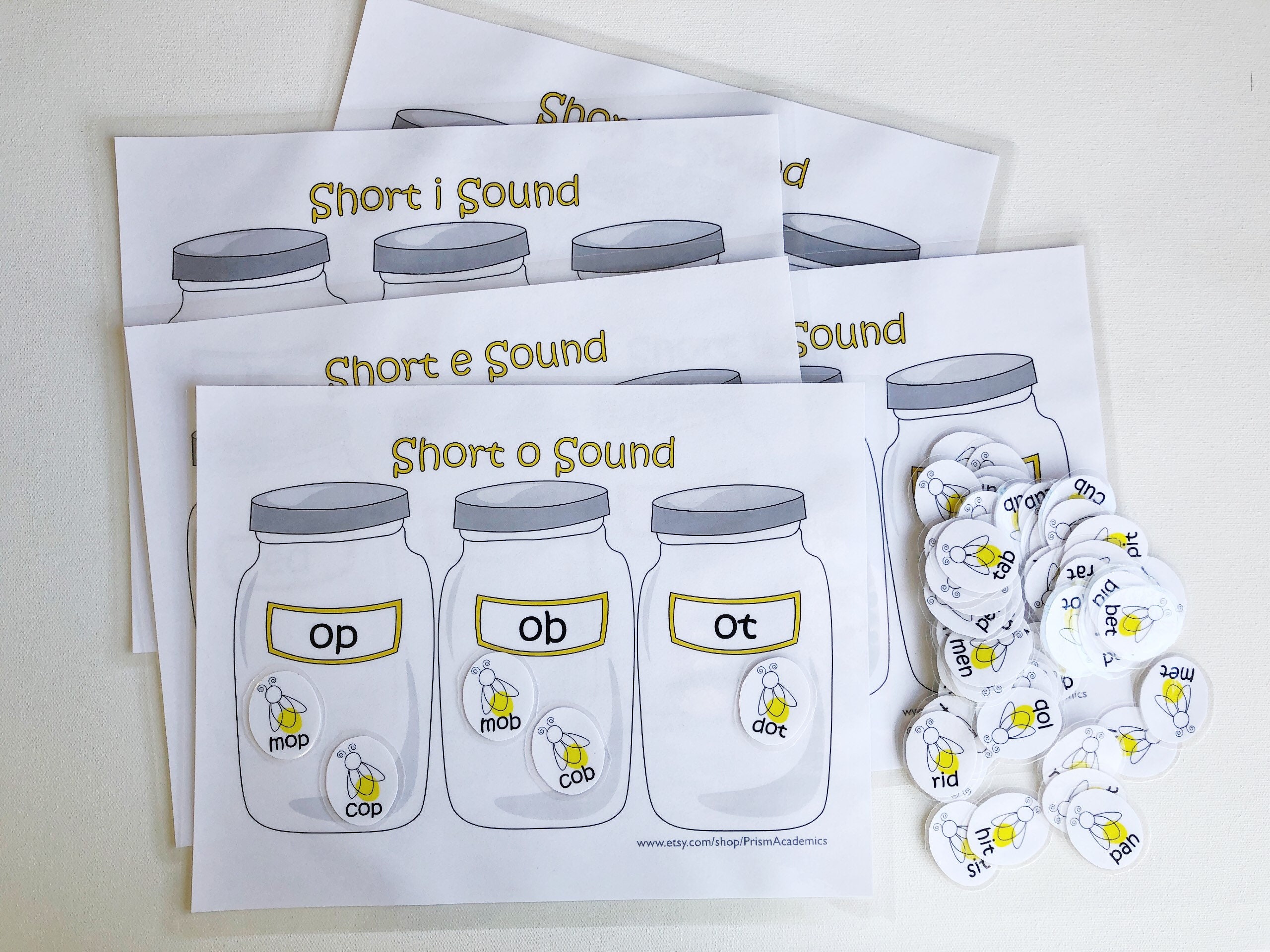 Short Vowel Sound and Speech Practice - Instant Download - Printable - Etsy