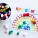 Multi-use Rainbow Color Matching and Sensory Worksheet - Etsy