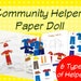 Community Helper Paper Doll - Printable - Instant Download - Etsy