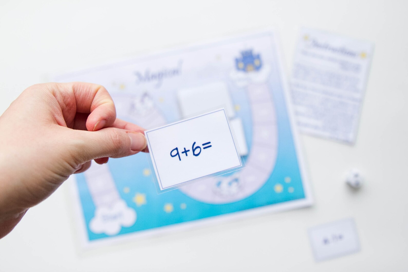 Magical Math Unicorn Board Game Printable Instant Download - Etsy