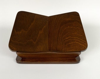 Wooden Book Stand - Etsy