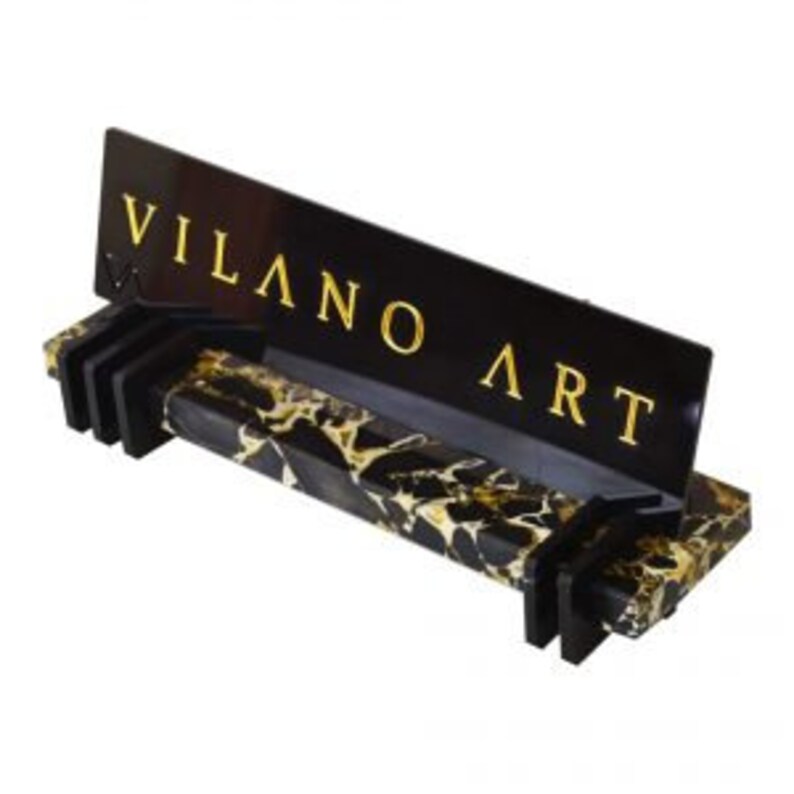 Marble Nameplate, Desk Name Holder, Natural Stone Nameplate, Business ...