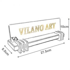 Marble Nameplate, Desk Name Holder, Natural Stone Nameplate, Business ...