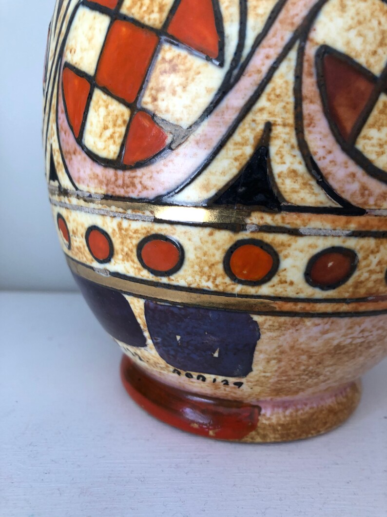 Charlotte Rhead Crown Ducal Vase - Rare Experimental Piece - Etsy